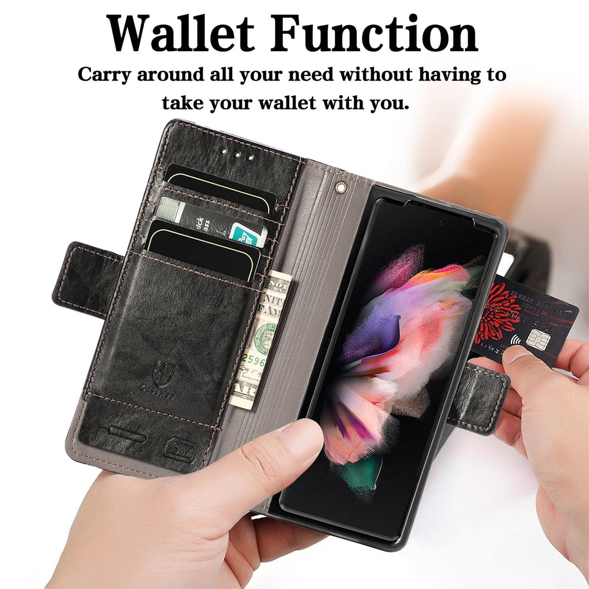 RFID Multi-Functional Phone Wallet Case with Multi-Card Slots for Sams ...